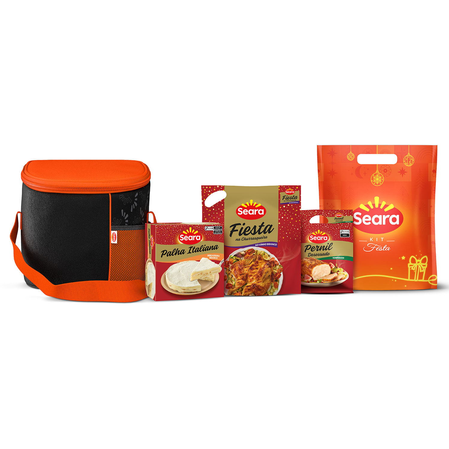 Kit Fiesta Seara Delícia de Natal com Carnes e Sobremesa